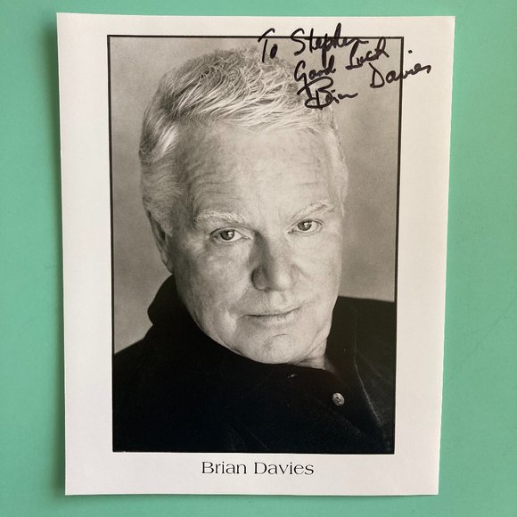 Autograph | Other | Brian Davies Signed Inscribed Photo 8x Bw Rolf In ...